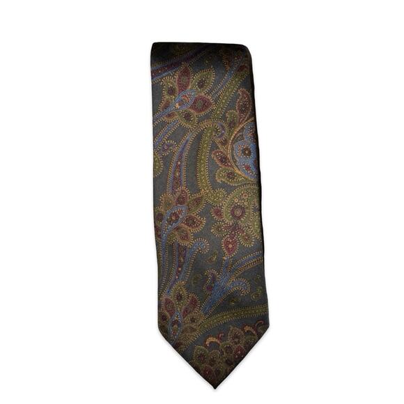 Coach | Accessories | Coach Paisley Thick Silk Tie 4 Wide | Poshmark